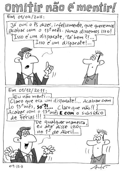 Omitir não é mentir! – Aventar